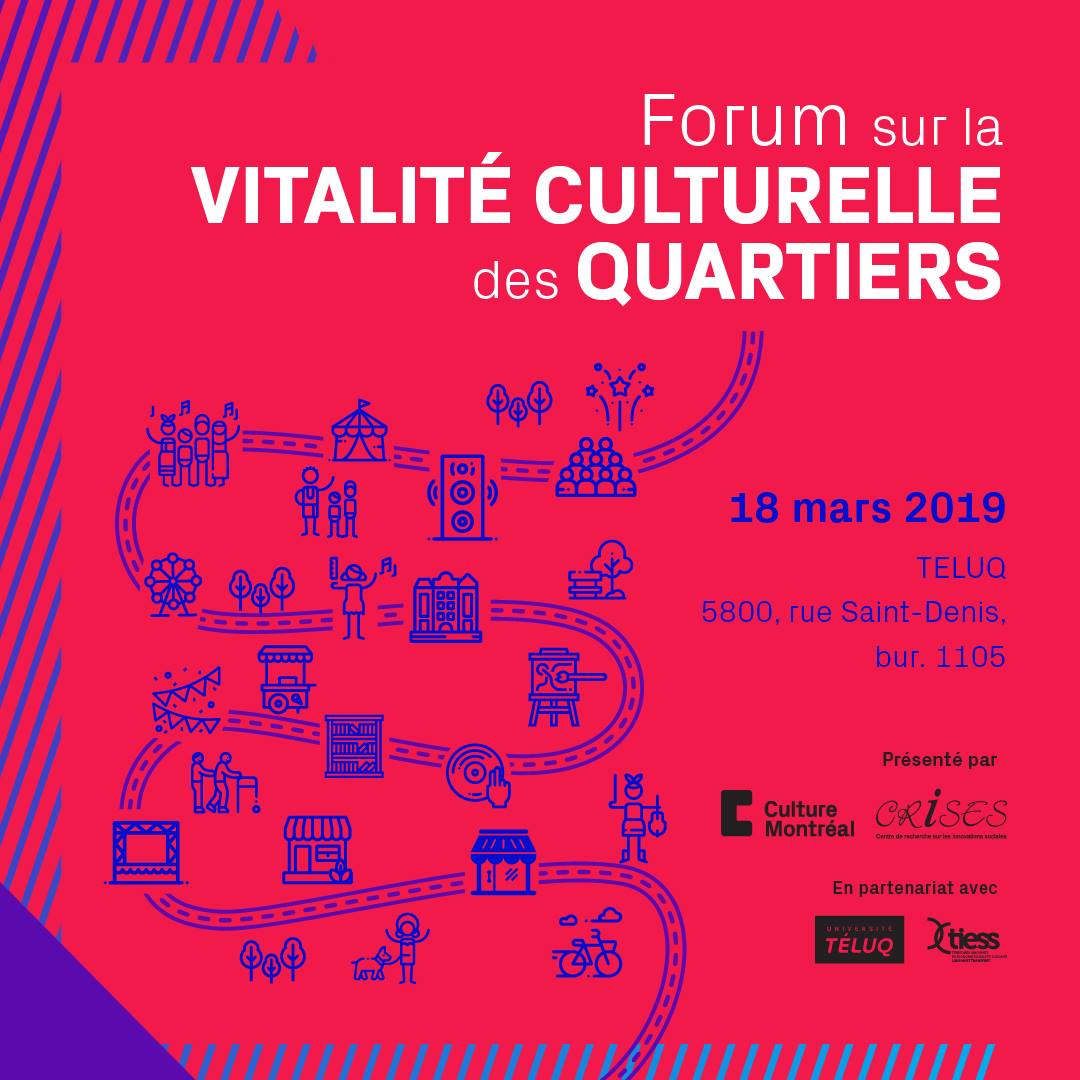 Forum – Vitalité culturelle des quartiers — Entrevue avec Vincent ...